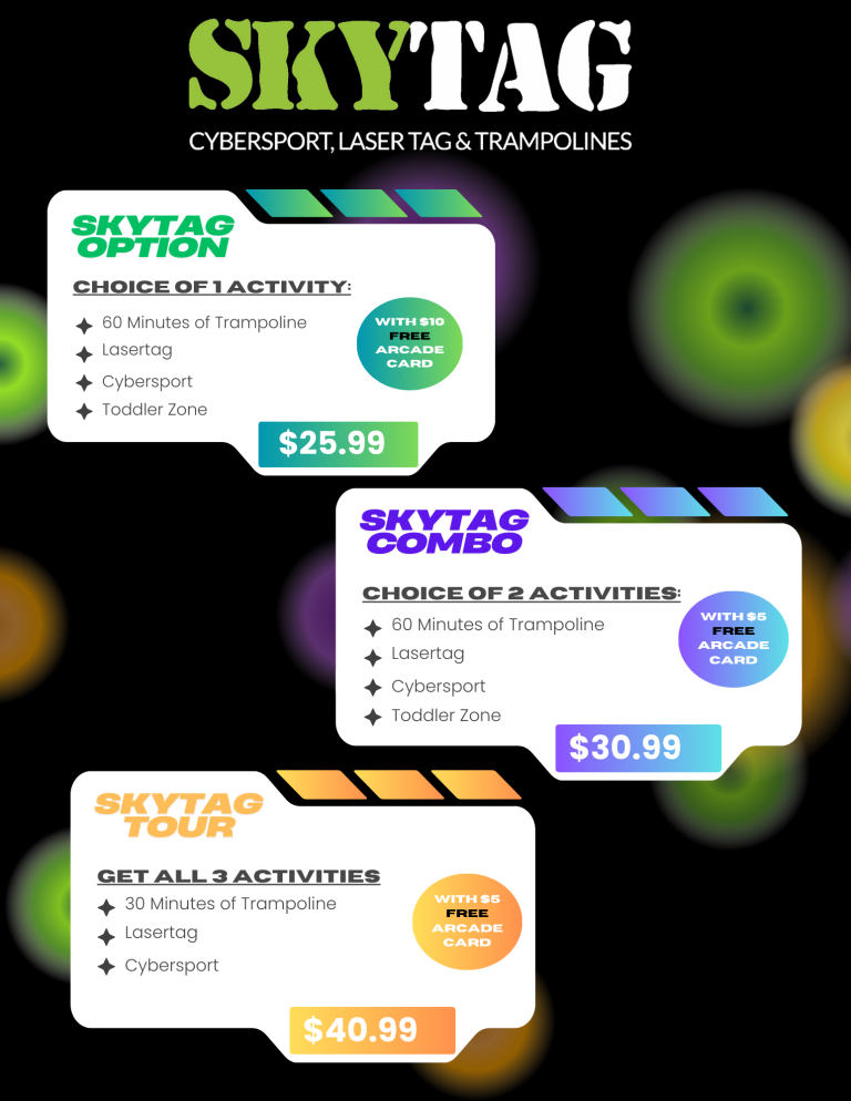 Trampoline and Laser Tag – Montreal’s party and event center